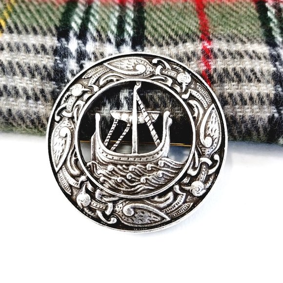The Shepherd'S Knot | Jewelry | New Celtic Viking Longship Pin Brooch ...